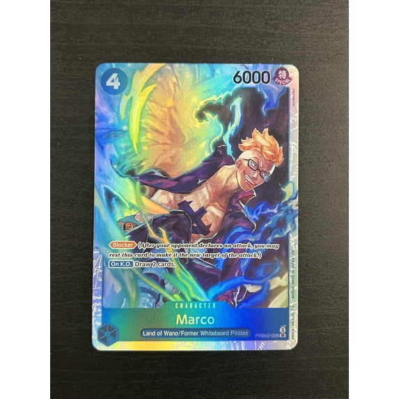 2024 Bandai One Piece Card Game The Best Marco Holofoil Special Card ...