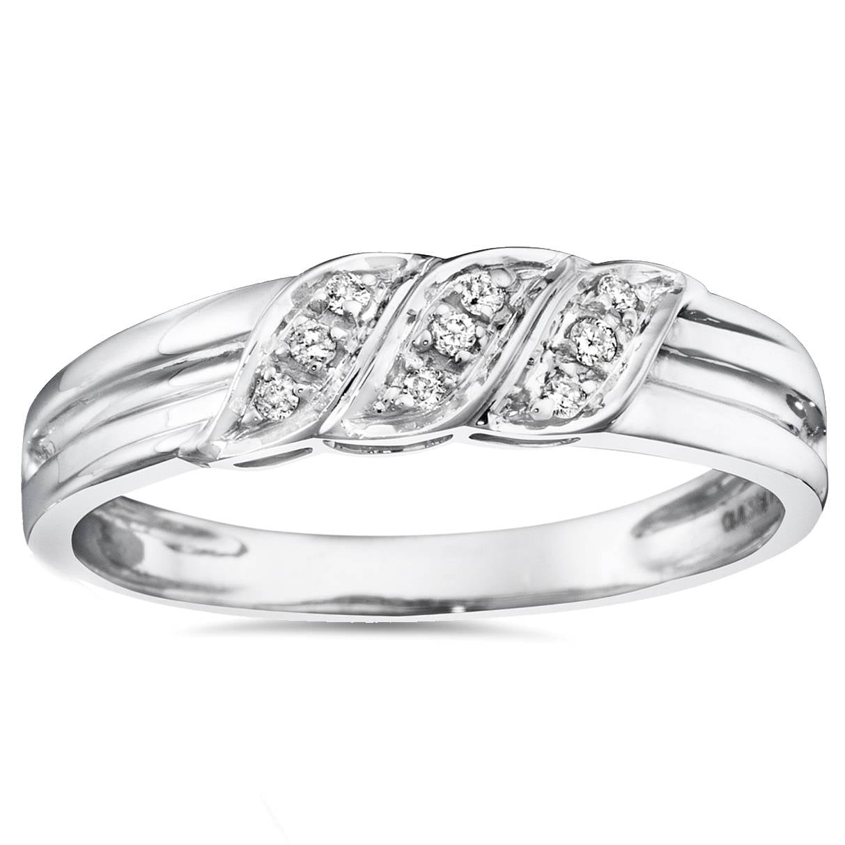Click here for Pompeii3 Mens Diamond Wedding Ring 10k White Gold... prices