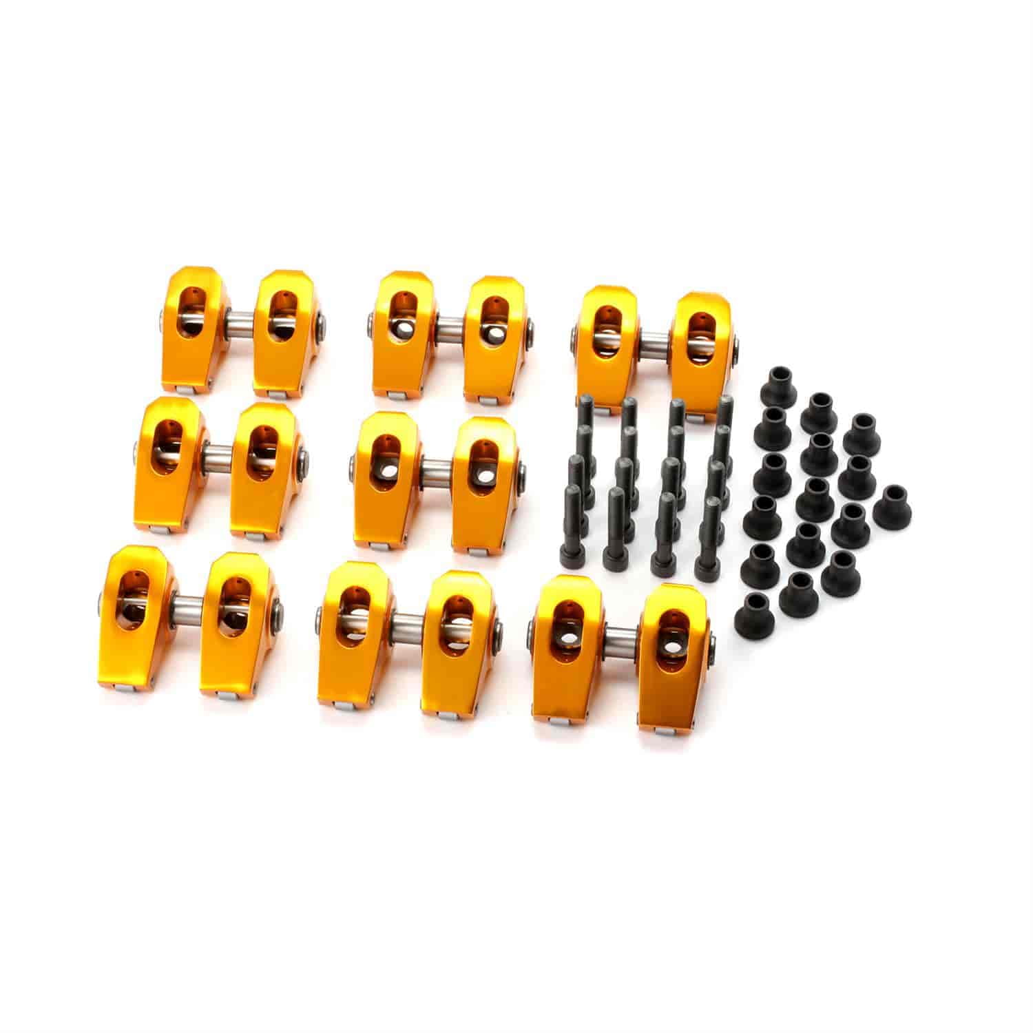 Speedmaster PCE261104103 Rocker Arm Set GM LS1 / LS6 Pedestal Mount 1.7 ...