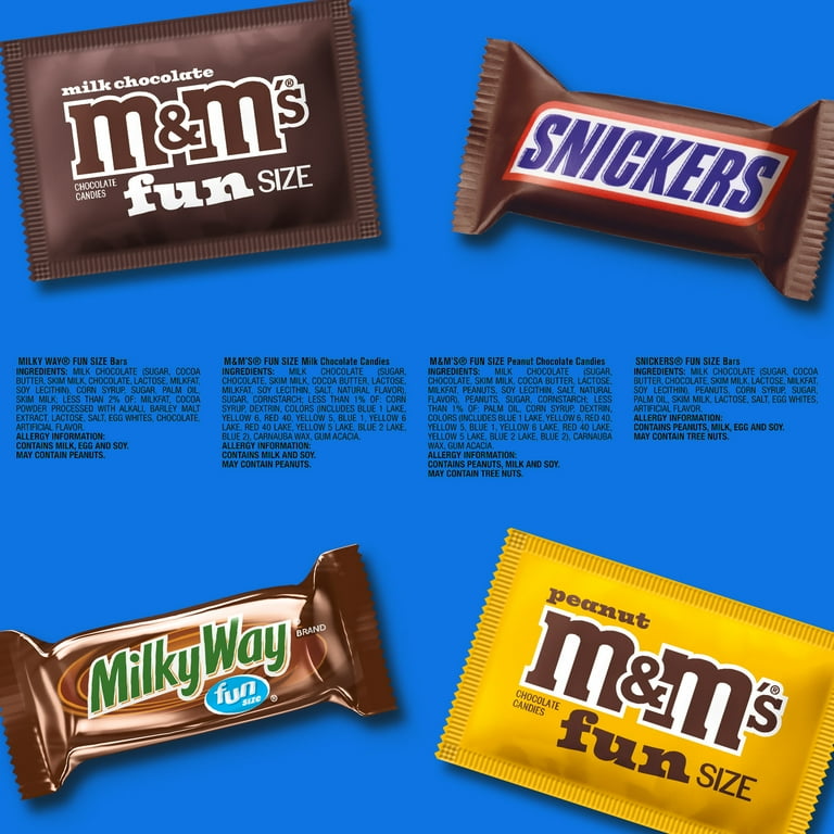 Fun Size Snickers Snickers Fun Size Halloween Chocolate Candy Bars, 12