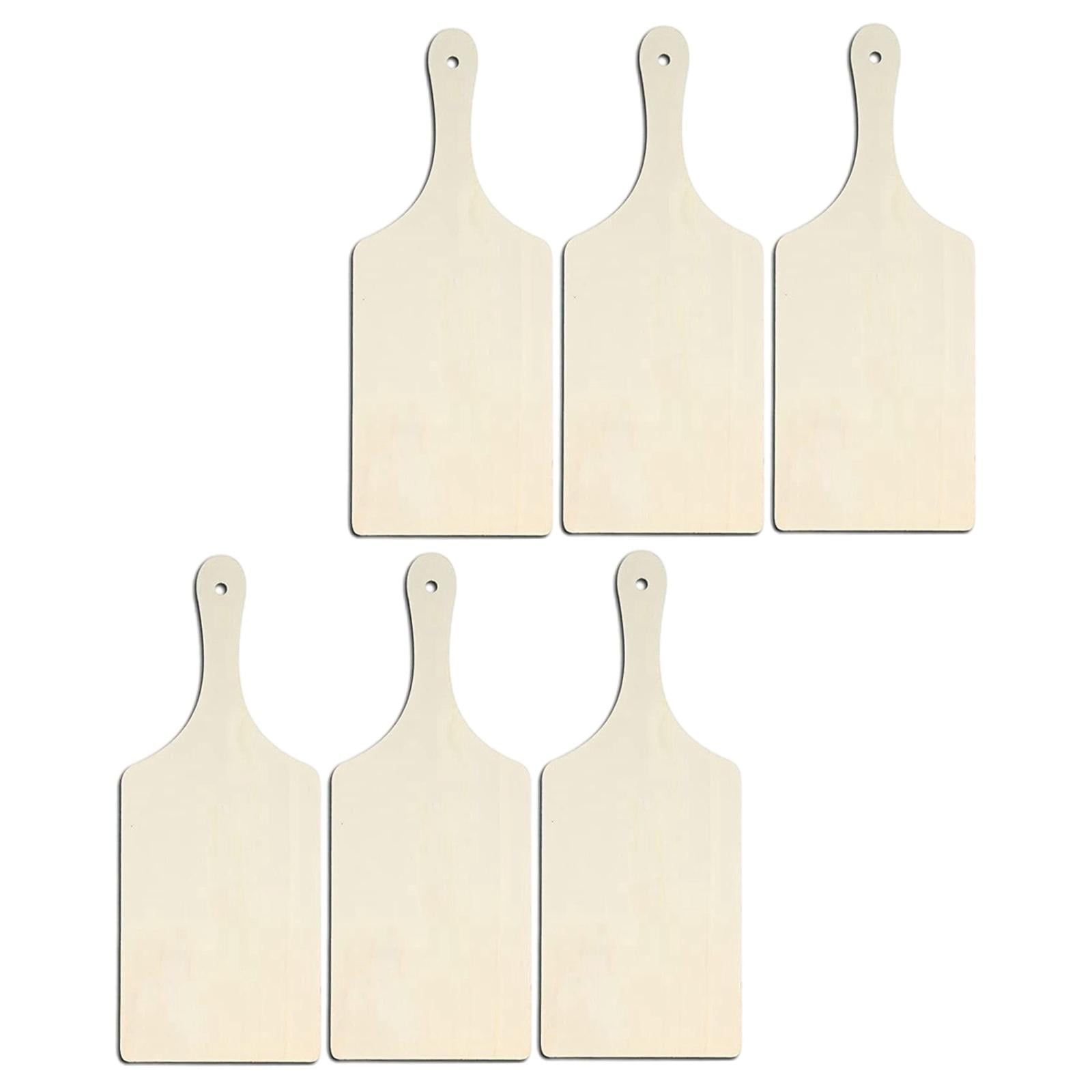 6x Serving Tray Board Decorative Countertop Paddle Wooden Chopping ...