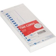 Pyramid Time Systems Time Cards for 2600, Pack of 100 - Walmart.com