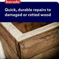 Bondo Wood Filler, Sandable in 15 Min, Paintable, 1.9 lbs with Hardener ...