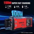 GOOLOO 6000A Jump Starter GT6000 Car Starter with 100W Bi-Directional ...