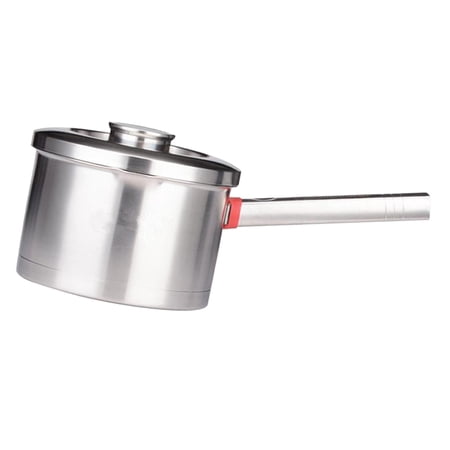 Stainless Steel Milk Pan with Single Handle Boiling Kitchen Saucepan ...