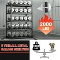 "Heavy Duty Storage Shelves, 5 Tier Metal Rack, 2000Lbs, 36""W x 72""H ...