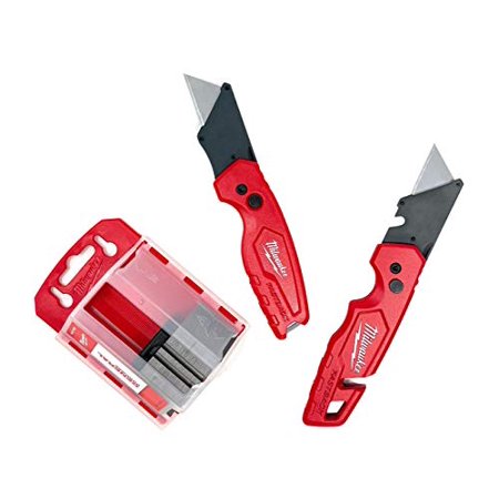 Milwaukee Fastback Flip Utility Knife 2 Piece Set with Razor Blade ...
