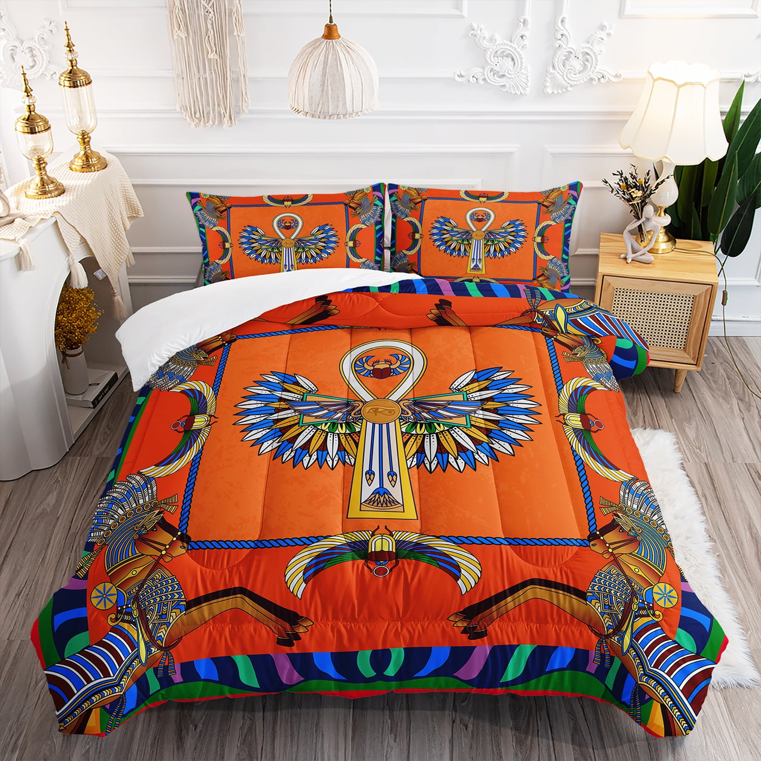 Hosima 3-Piece 3D Digital Printed Comforter With Various Patterns To ...