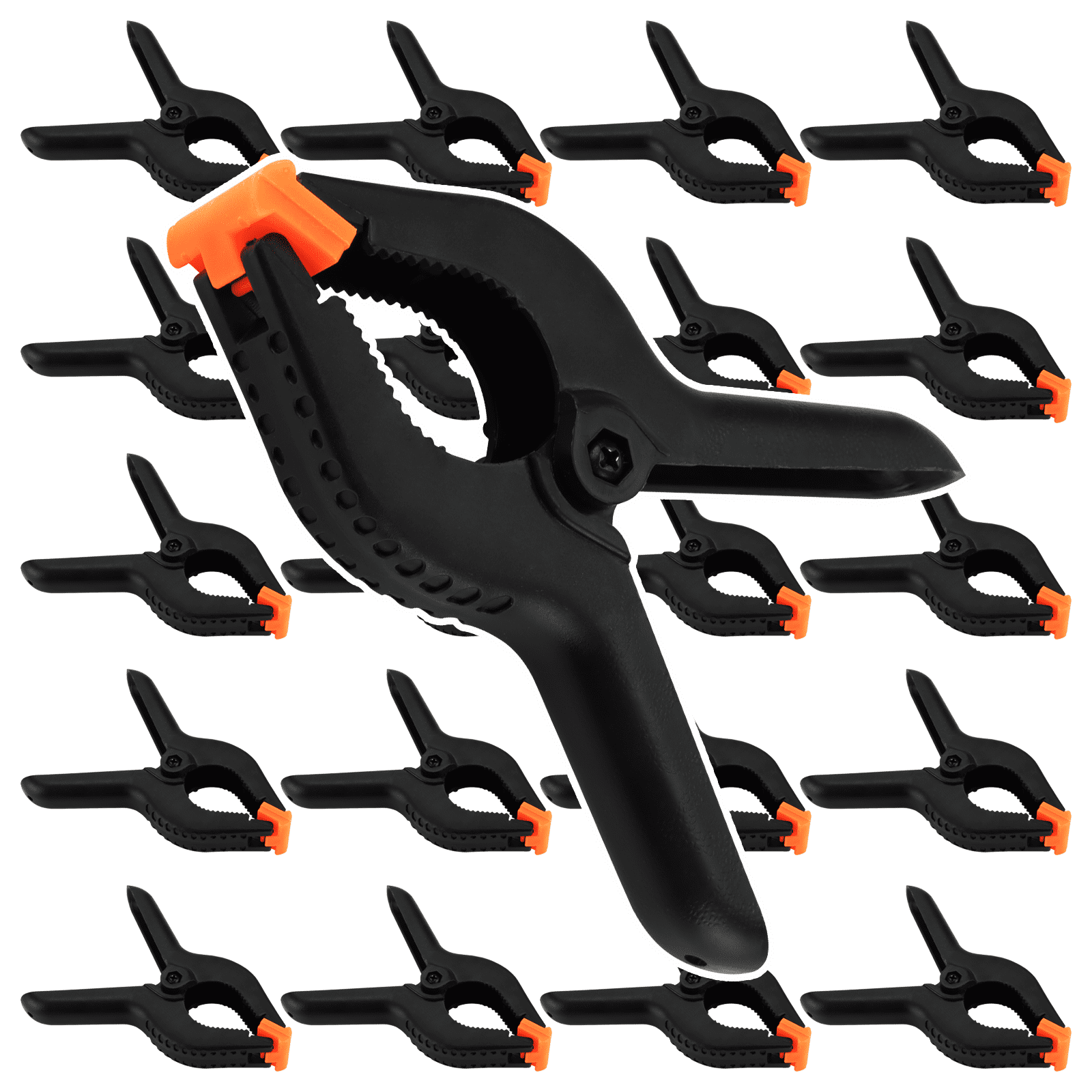 SEUNMUK 20 Pack 6 Inch Spring Clips, Plastic Muslin Spring Clips, Large ...