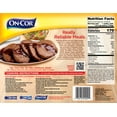 On-Cor Gravy & 6 Salisbury Steaks Entree, Regular 28 Ounce Package Meal ...
