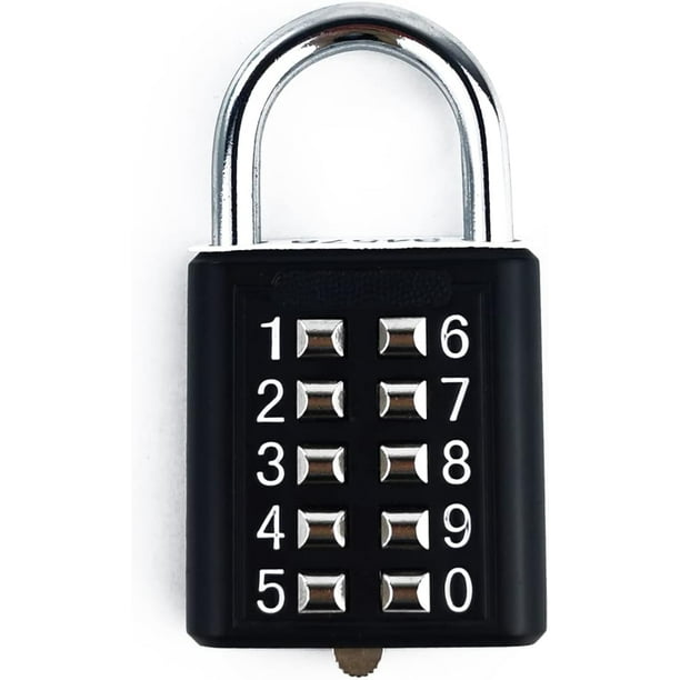 10-Digit Combination Padlock Combination Lock Button Combination ...