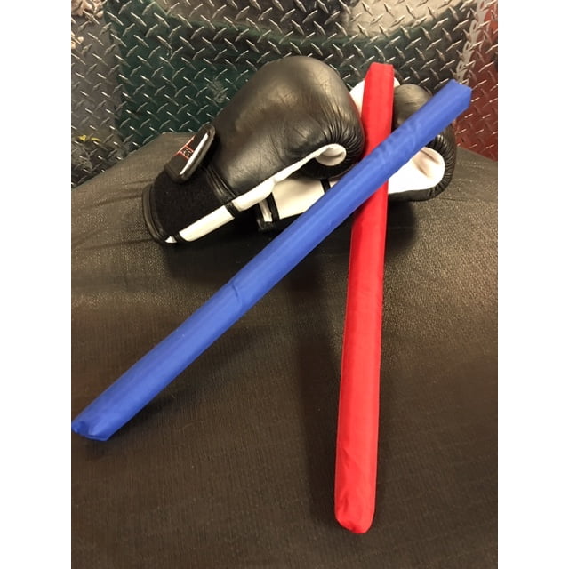 Pair Padded 20" Pro Boxing MMA Accuracy Target Sticks Red & Blue ...