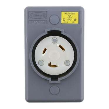 ENERLITES Floor Box Outlet Kit 975549-C, 2 Gang 20A Tamper / Weather ...