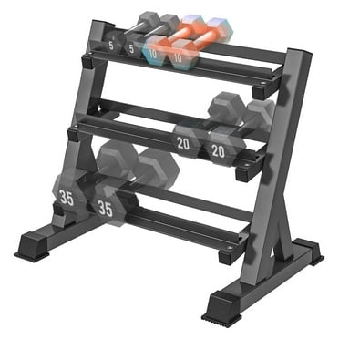 Horizontal Wall-Mounted Barbell Gun Rack, Holds 6 Olympic-Sized Bars ...