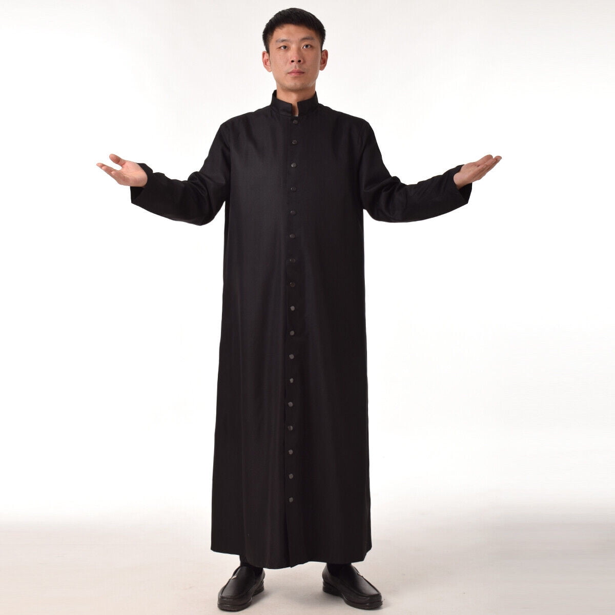 Buy BPURB Clergy Roman Cassock Adults Priest Robe Liturgical Vestment ...
