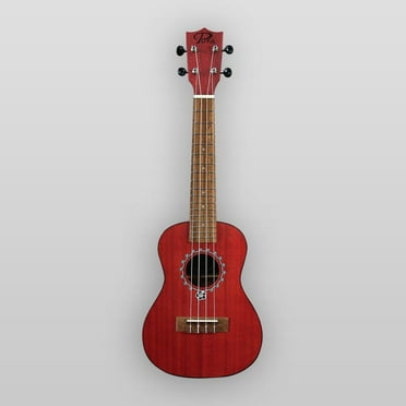 Winzz AU88LAB-23 Walnut Concert Ukulele, Natural Semi Glossy - Walmart.com
