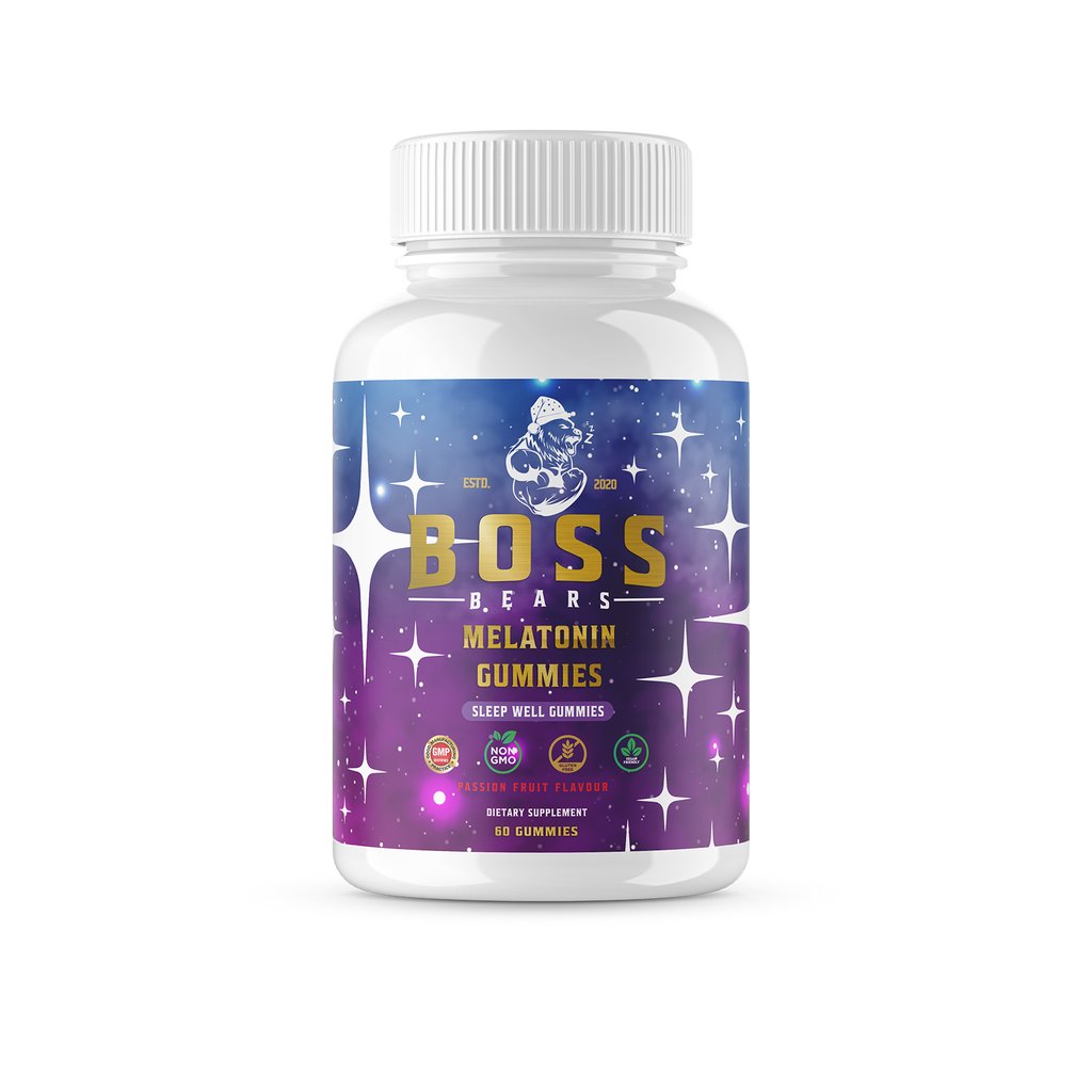 Boss Bears MELATONIN & B6 60 Gummies - Passion Fruit - Walmart.com