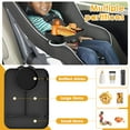 Jetcloudlive Car Seat Snack Tray, Silicone Kids Food Tray with Cup ...