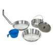 Coleman Aluminum Mess Kit, 5-Piece Camping Cookware Set, Lightweight ...