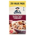 Quaker, Instant Oatmeal, Raisin, Date & Walnut, 1.30 oz, 20 Packets ...