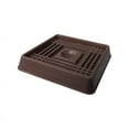 Shepherd 9076, 4 Count 2-1/8" Brown Square Cushioned Rubber Caster Cups ...
