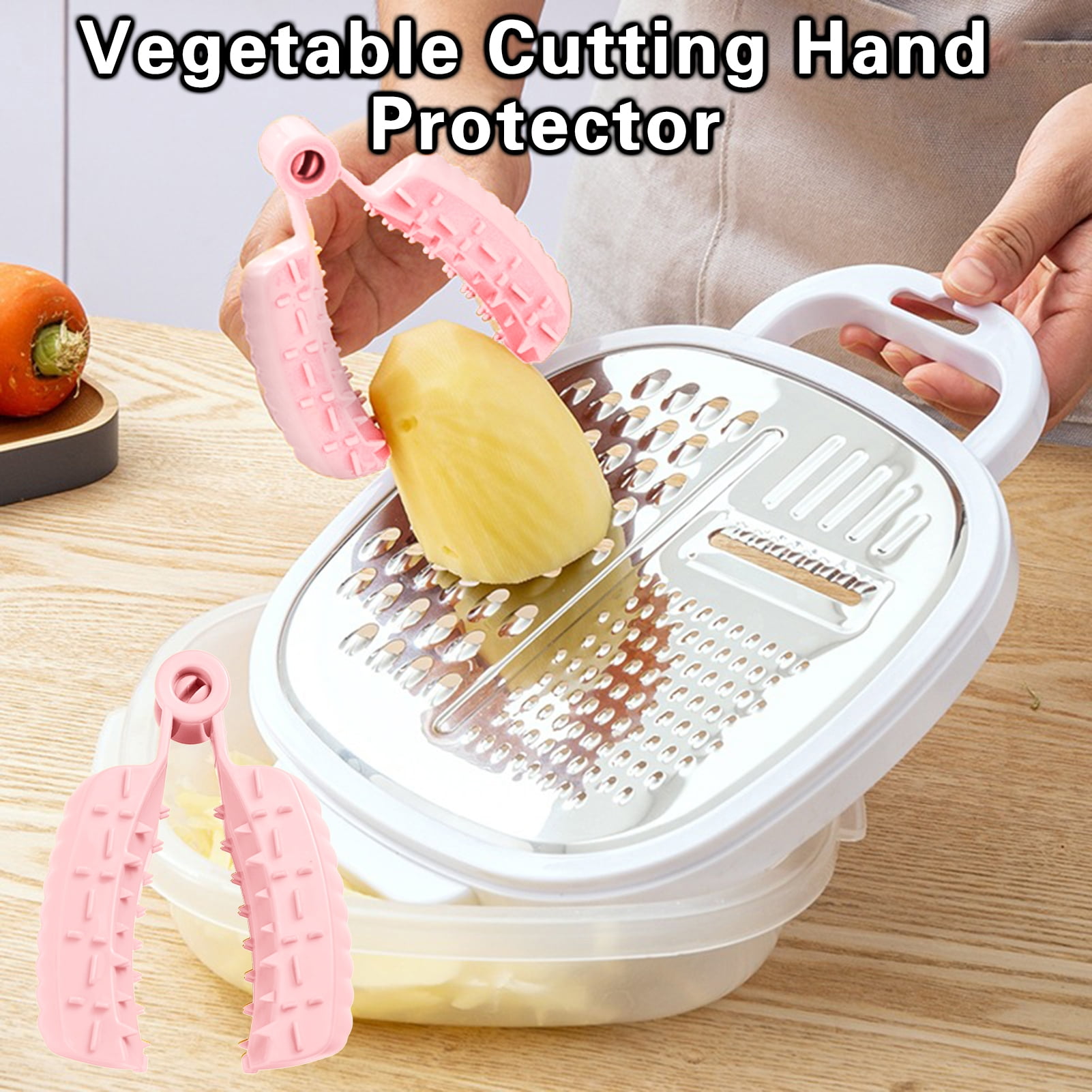 Washranp Serrated Vegetable Cutting Tongs Clamps,Multifunctional Anti ...