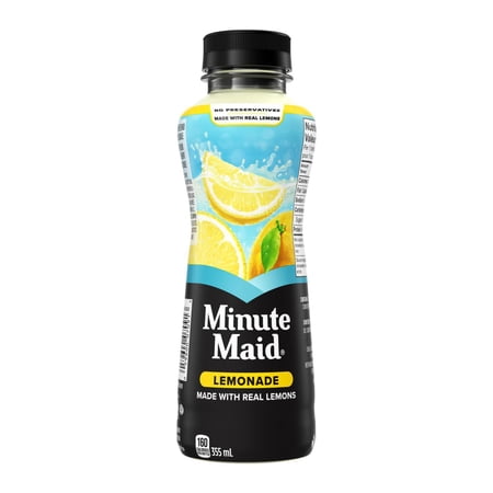 Minute Maid Lemonade Bottles, 355 mL, 12 Pack | Walmart Canada
