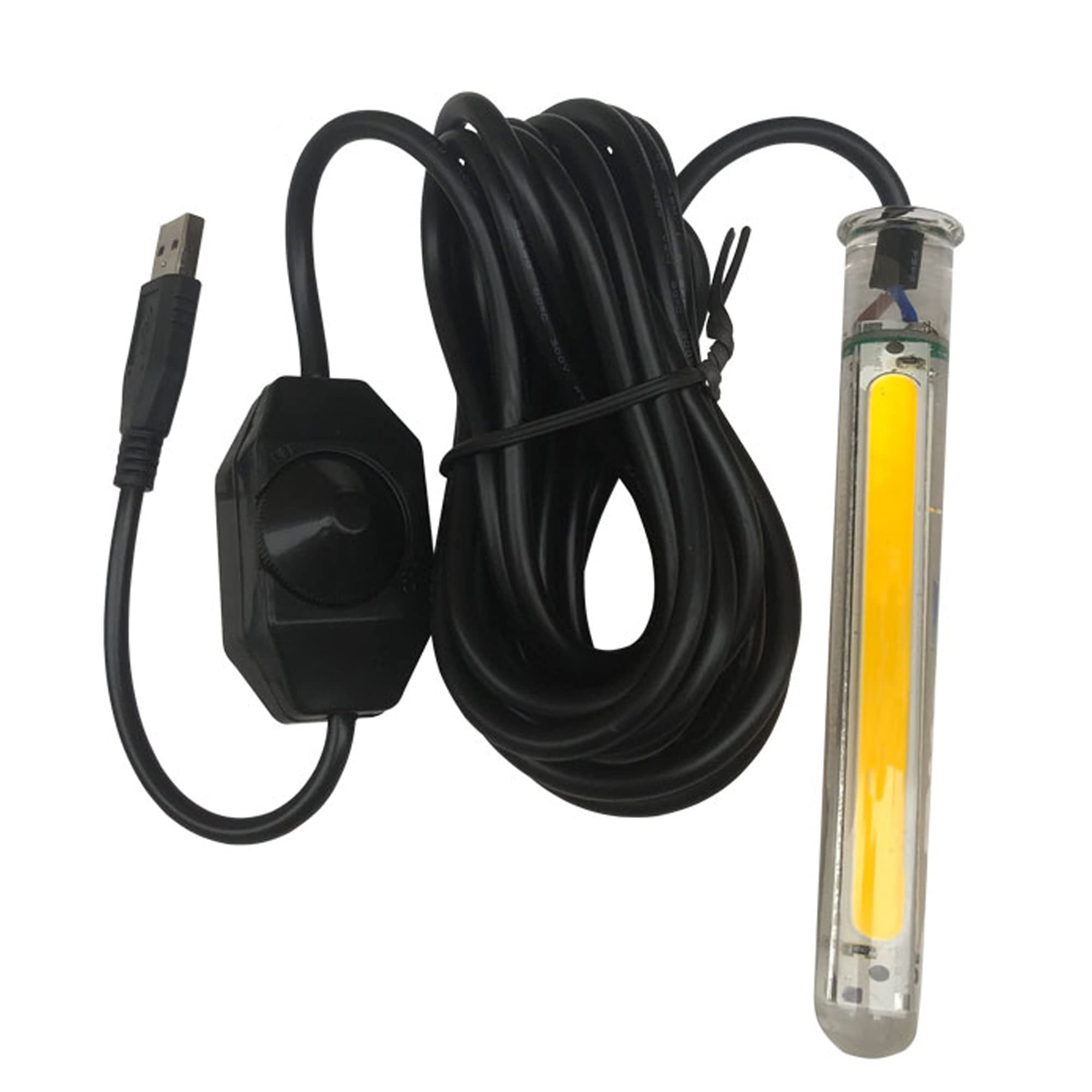 FSLiving USB LED Charging 5V Underwater Fishing Light Fish Attracting ...