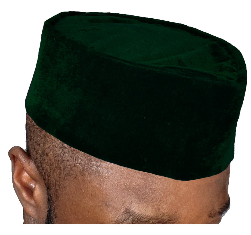 Green African Velvet Hat - Walmart.com