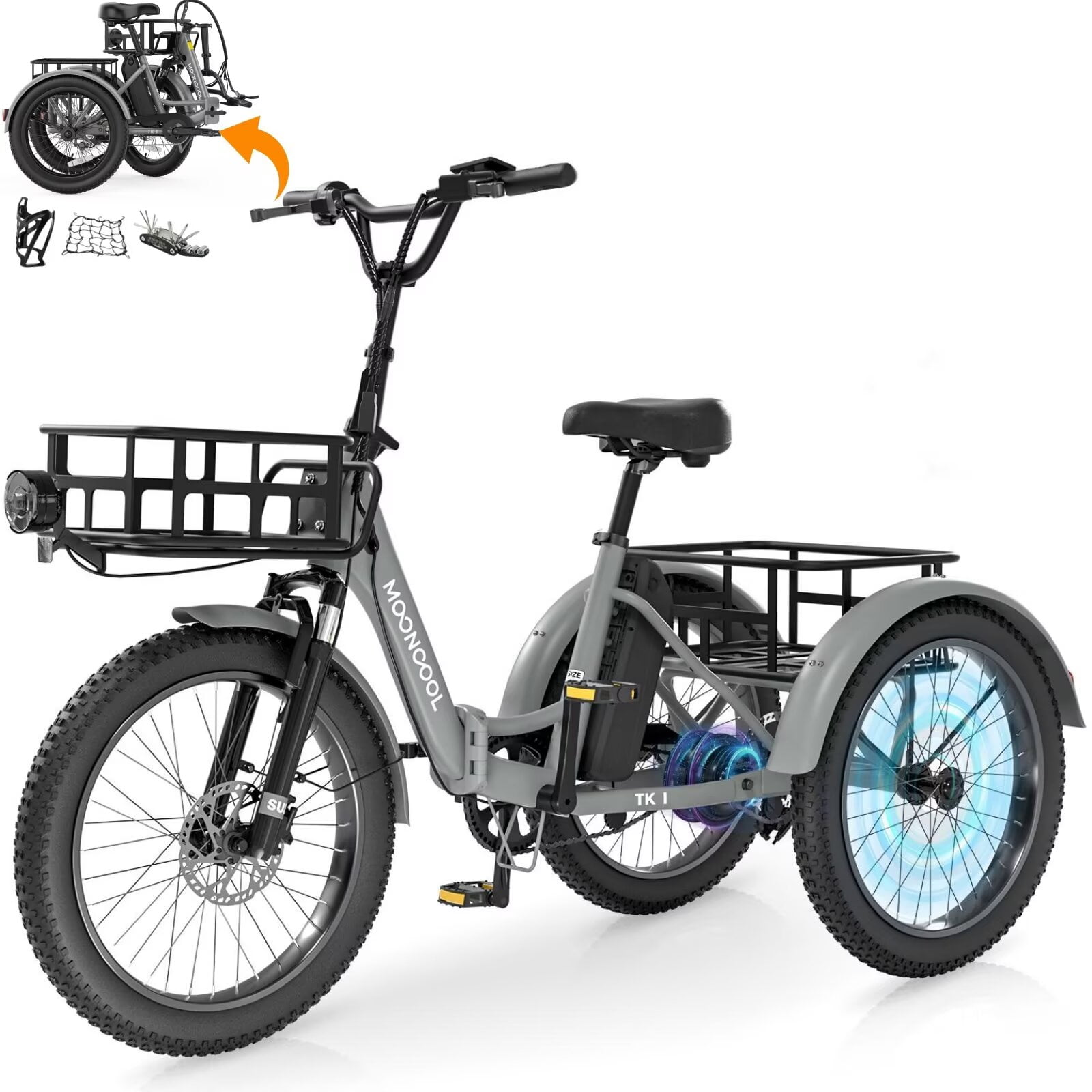 Click here for Lilypelle Tk1 Electric Folding Tricycle For Adults... prices