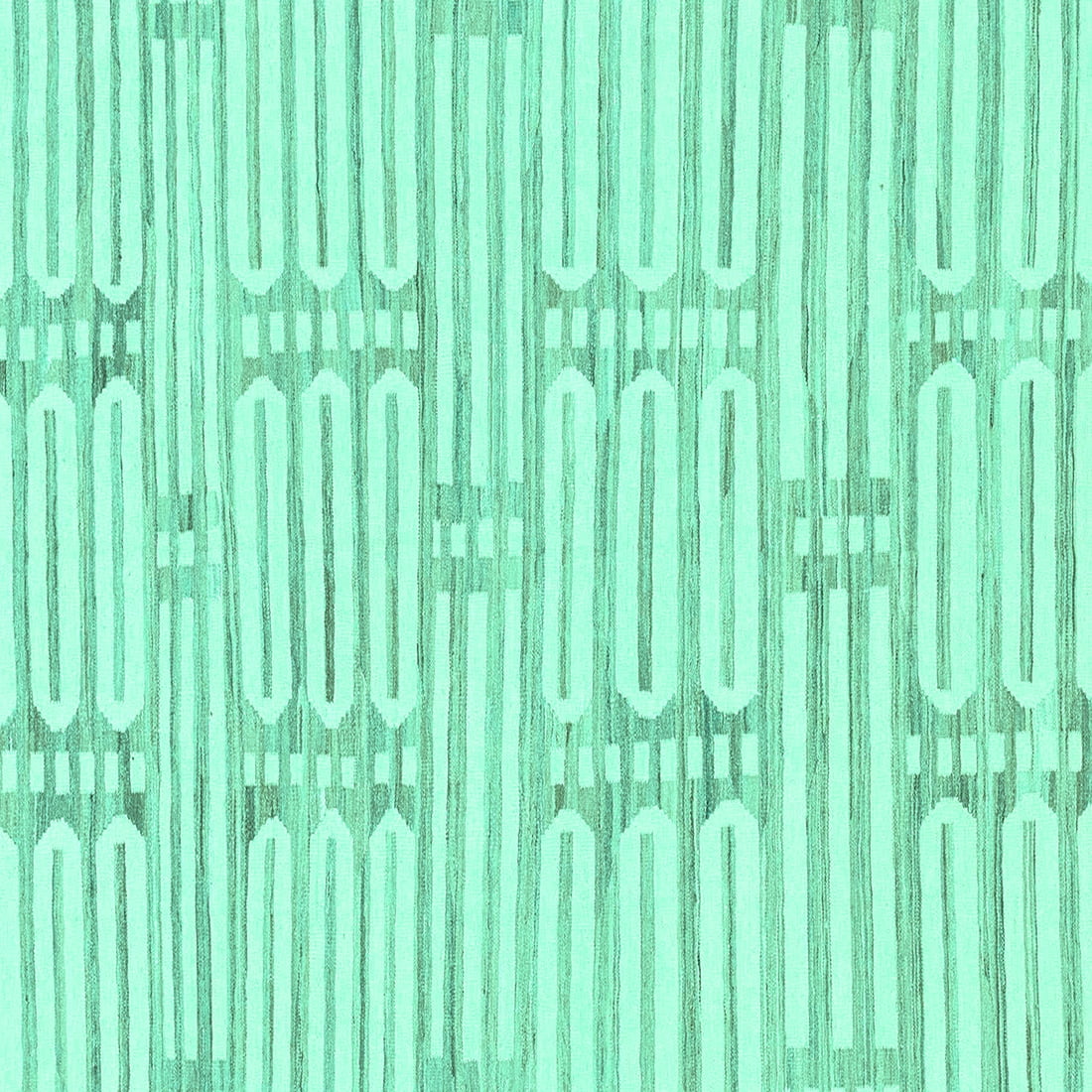 Ahgly Company Indoor Square Solid Turquoise Blue Modern Area Rugs, 6 ...