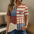 KDDYLITQ 250 Year Anniversary Shirt Short Sleeve Tunic Memorial Day Top ...