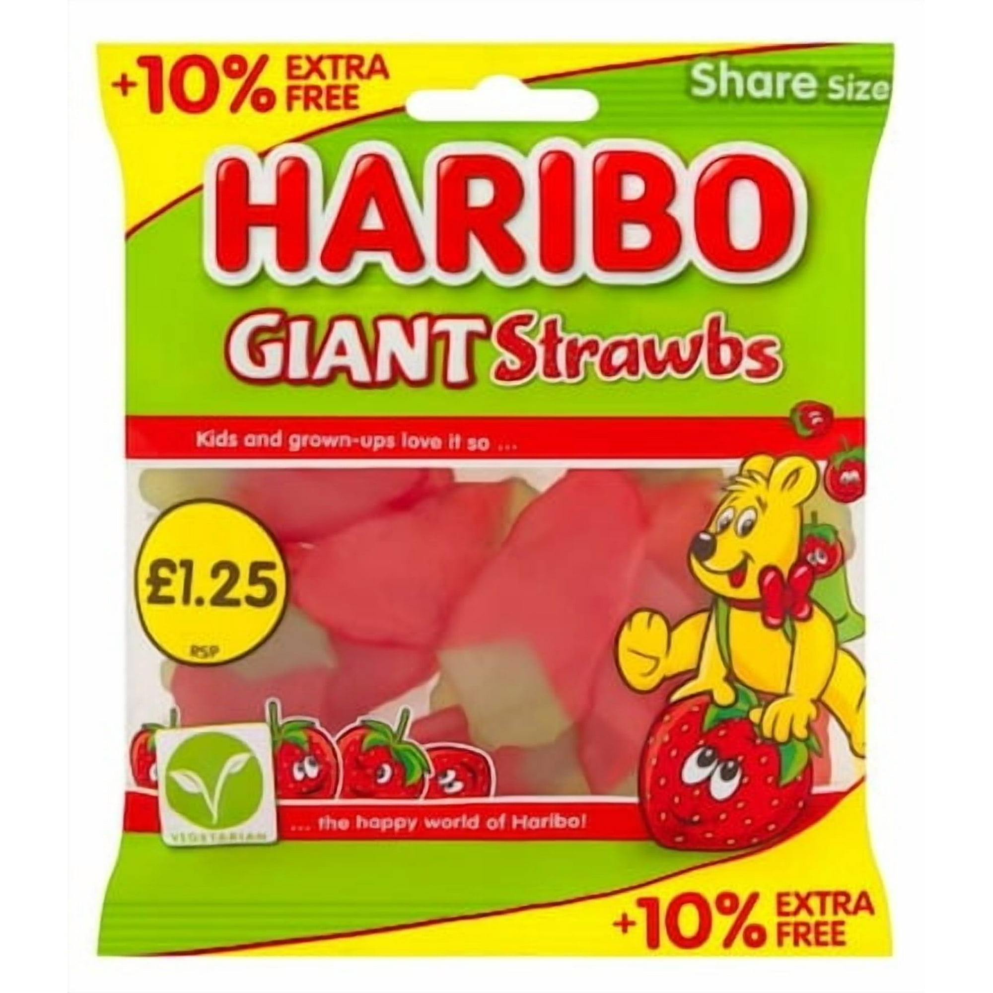Click here for All The Candy Haribo Giant Strawbs (Uk) 154g 154g prices