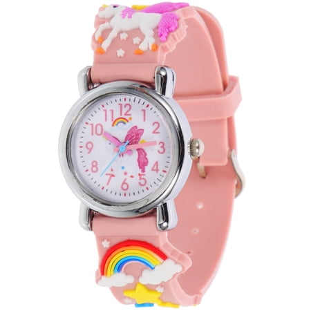Silicone Band Kids Watch Unicorn Wrist Watch Decorative Girls Boys ...