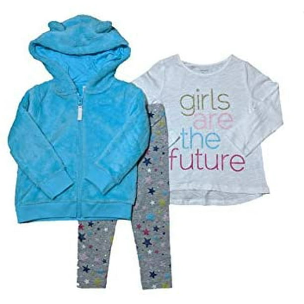 Carter's Girls 3 Pc Playwear Set, Girls are The Future - Walmart.com