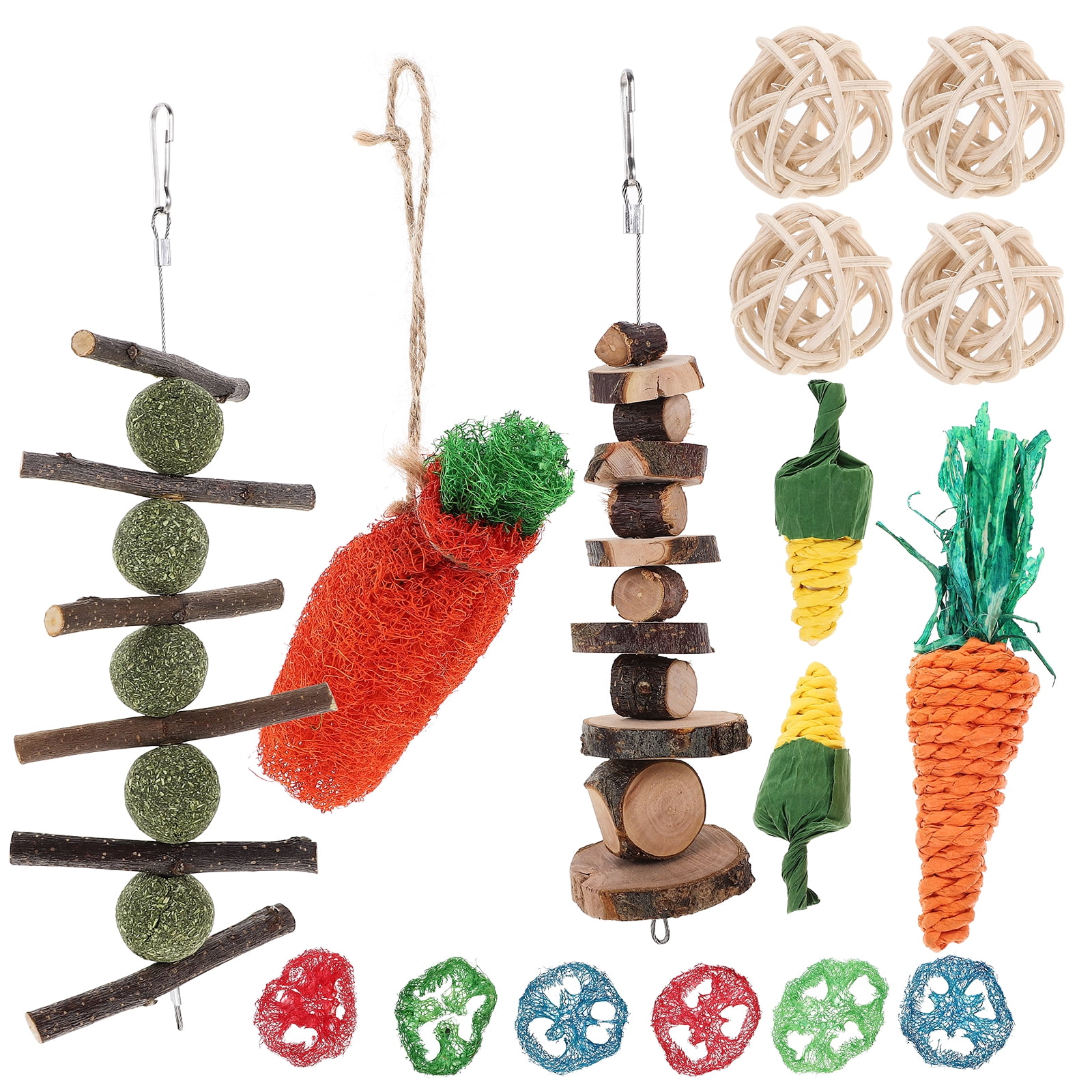 Click here for Unomor 16pcs Guinea Pig Chew Toys Hamster Rat Chew... prices