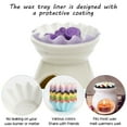 70Pcs Wax Melt Warmer Liners ,Reusable Leakproof Wax Tray Liners for Plug in Wax Warmers ...