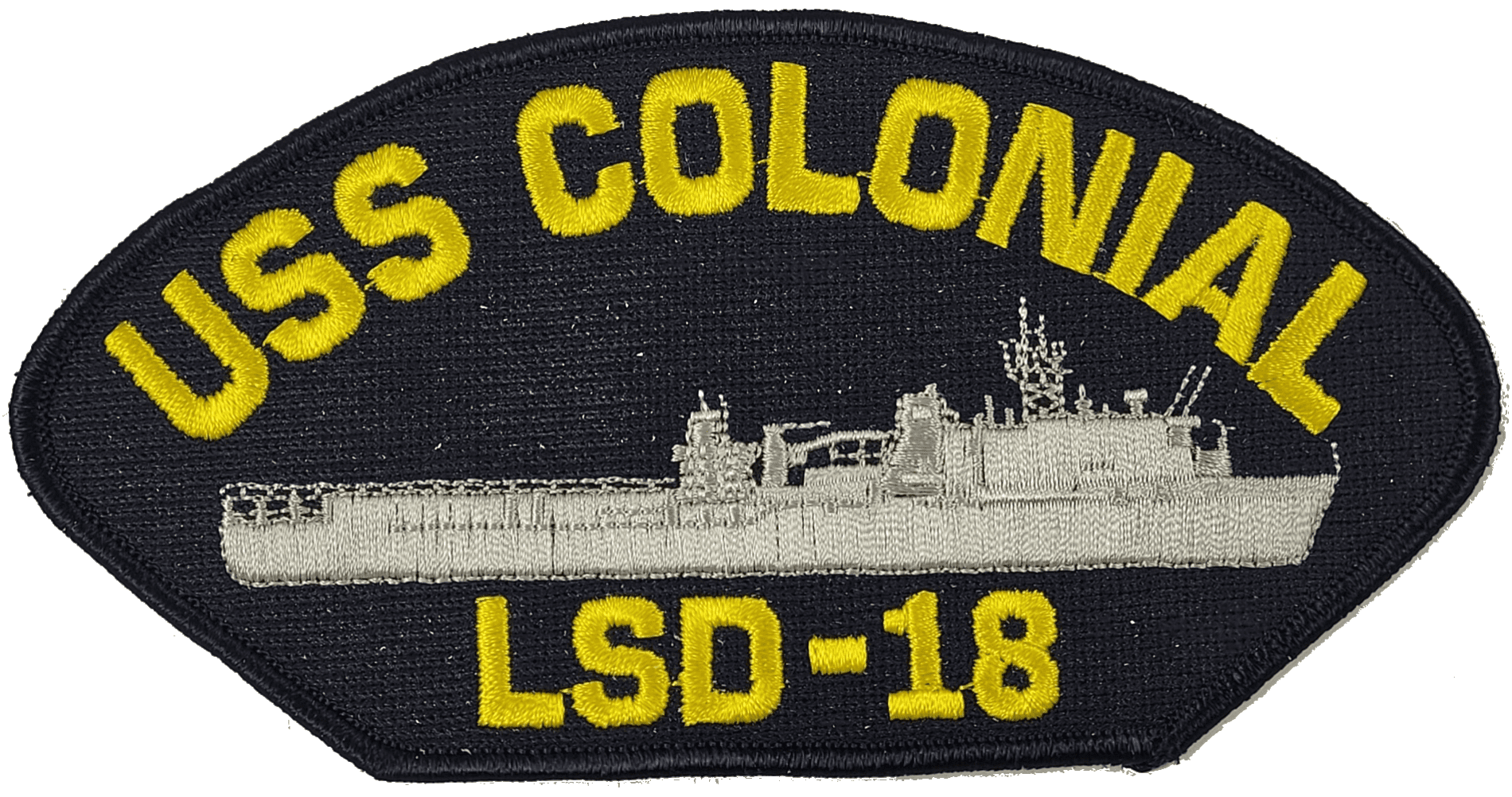 USS Colonial LSD-18 Ship Patch - Great Color - Veteran Owned Business ...