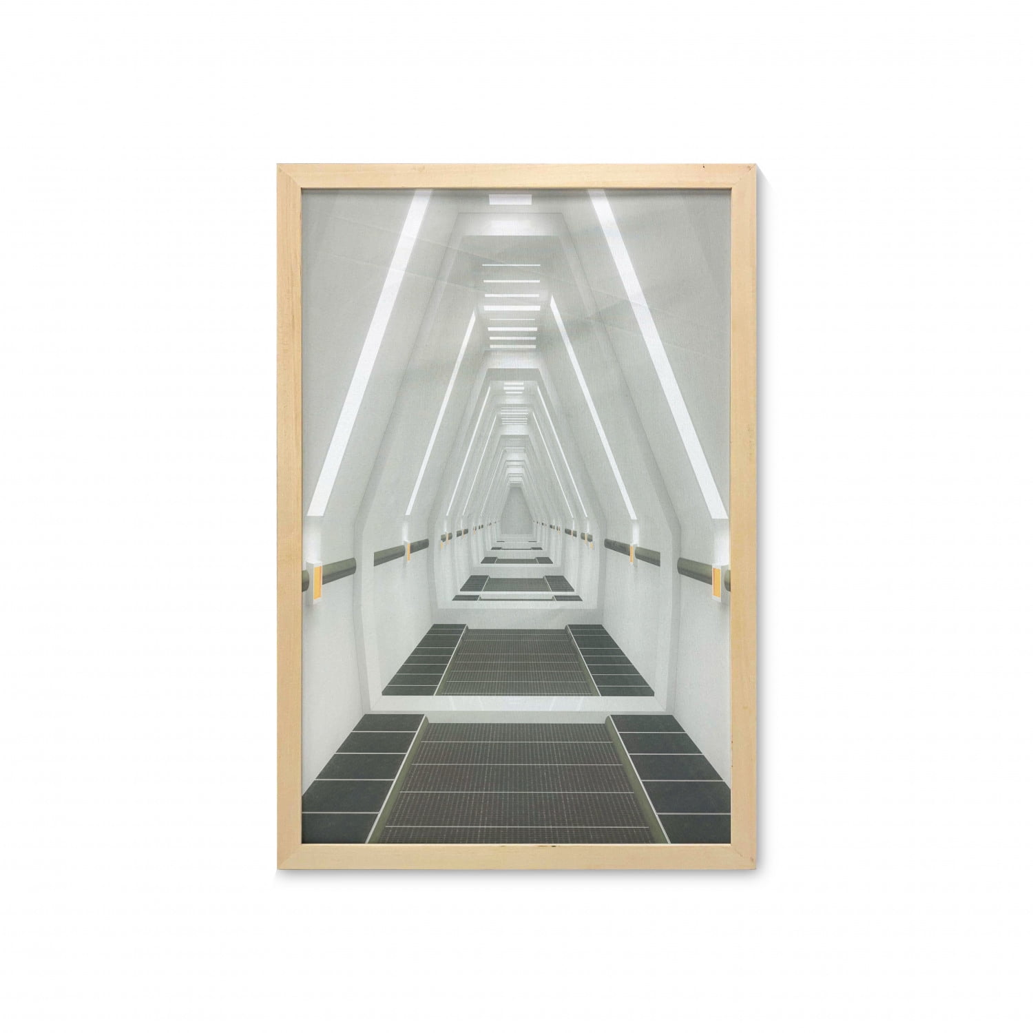 Outer Space Wall Art with Frame, Surreal Scene of Spaceflight New ...