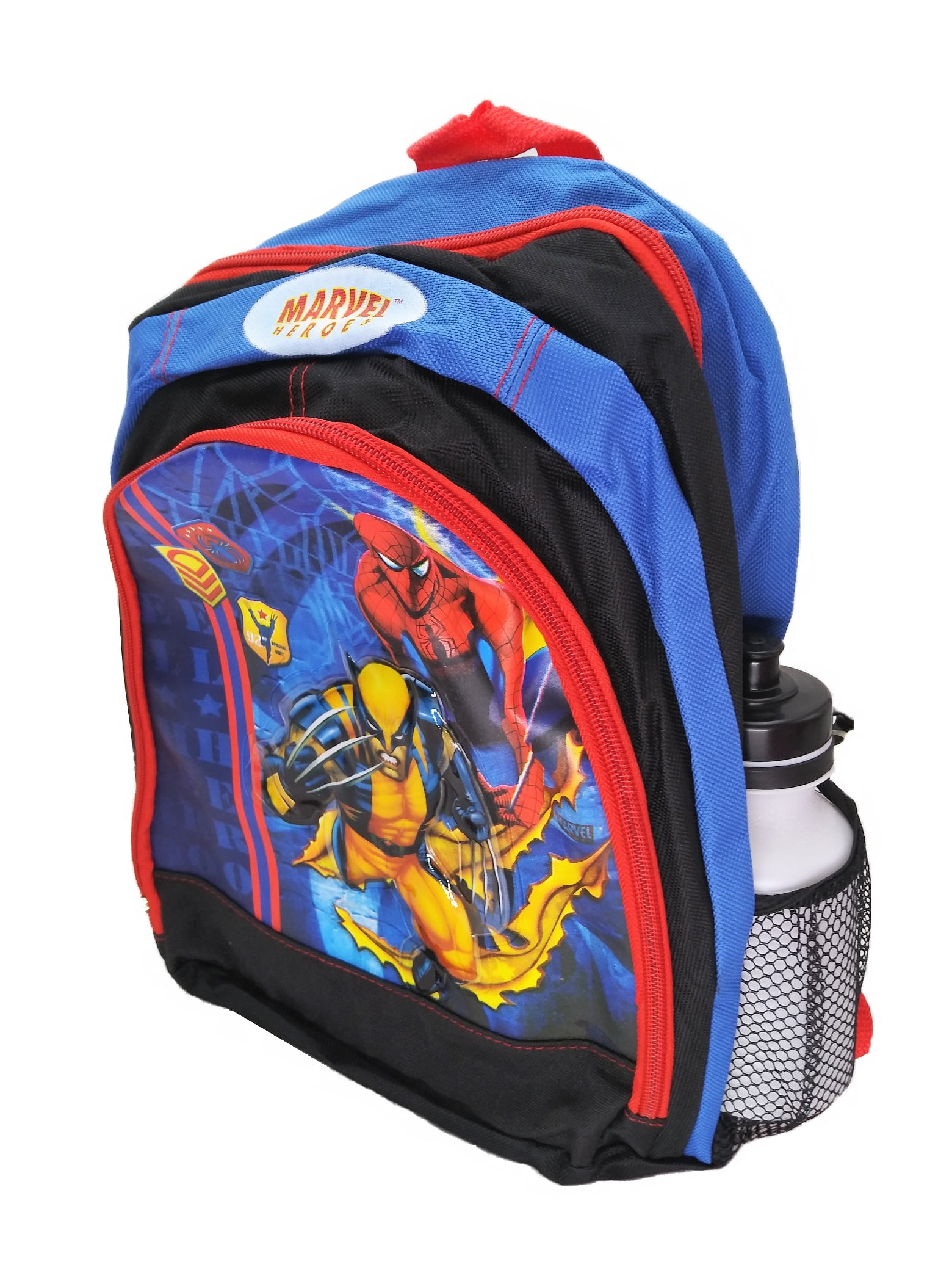 Marvel Heroes Spiderman Wolverine Backpack Small 12 inch 44829 ...