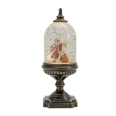 Melrose Plastic LED Snow Globe with Cardinals, Christmas, 8‚ÄùH, 6 Hour ...