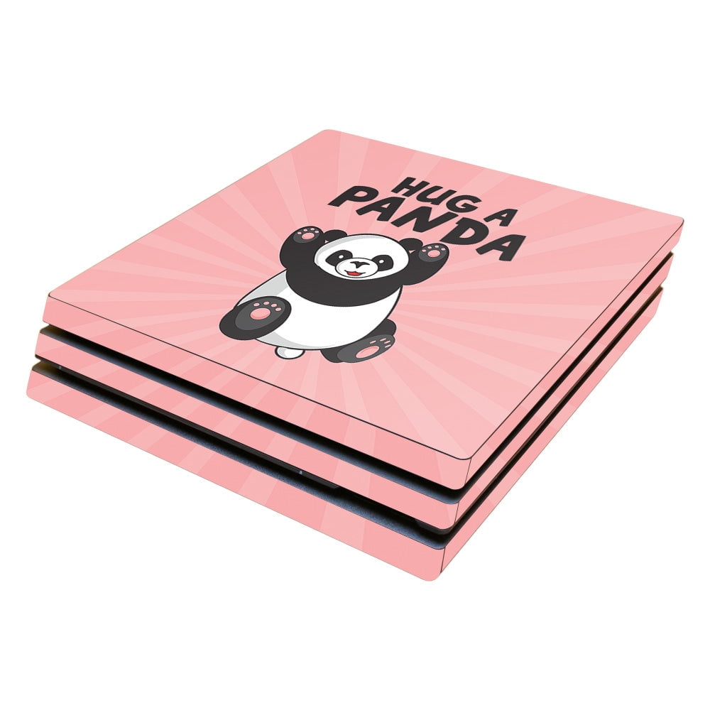 Skin Decal Wrap Compatible With Sony PS4 Pro Console Hug A Panda ...