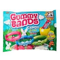 Flix Candy Easter Gummy Bands, Green Apple, Blue Raspberry, Strawberry ...