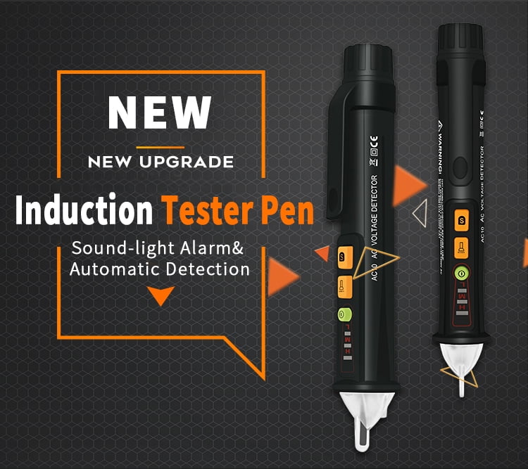 TASHHAR Multifunction Non-Contact Voltage Tester with Flashlight and ...