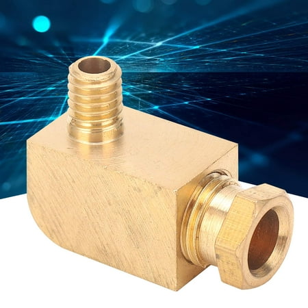 ANGGREK Brass Pipe Joint, Right Angle Pipe Joint Industrial Tubular ...