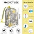 Cute Boho Daisy Travel Backpack – Artistic Floral Vintage Pattern ...