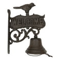 Cast Iron Rustic Western Country Bird Welcome Sign Door Wall Dinner ...