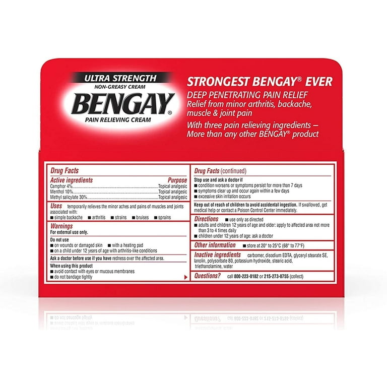 Bengay Label