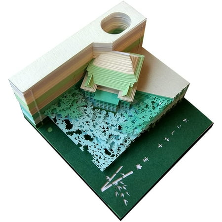 Memo Pads 3D Sticky Notes, Building Block Note Paper, Funny Kiyomizu ...