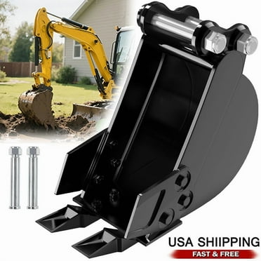 Mini Excavator Attachment Narrow Rock Bucket 200mm Trenching Buckets 2 ...